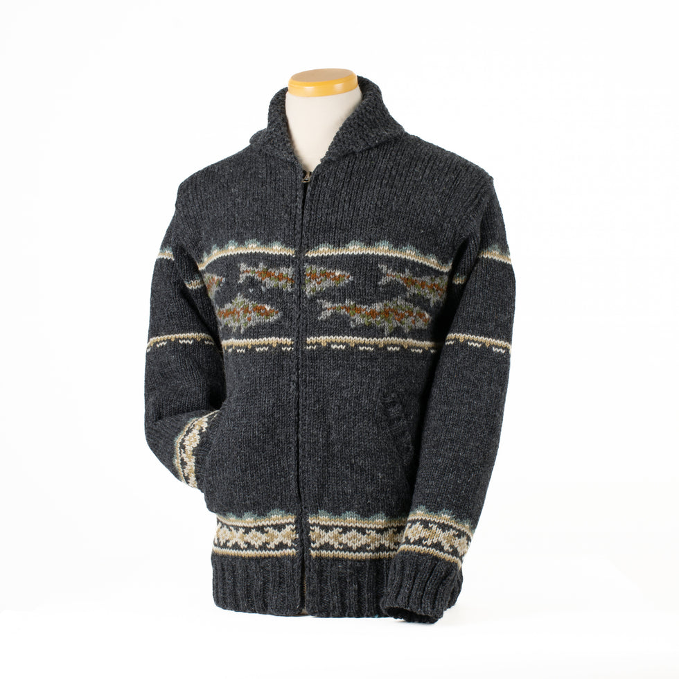 Gone Fishing Sweater - Fishing enthusiast design 100% wool – Lost ...