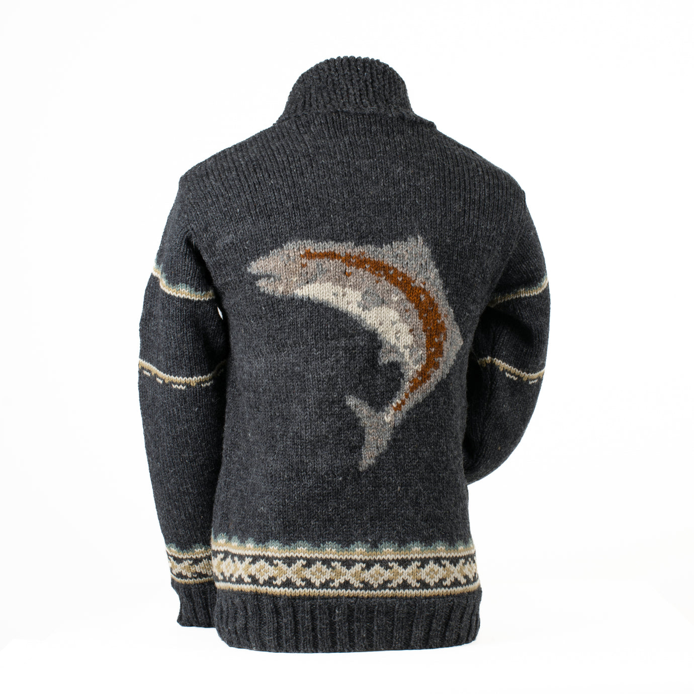 Gone Fishing Sweater - Fishing enthusiast design 100% wool – Lost ...