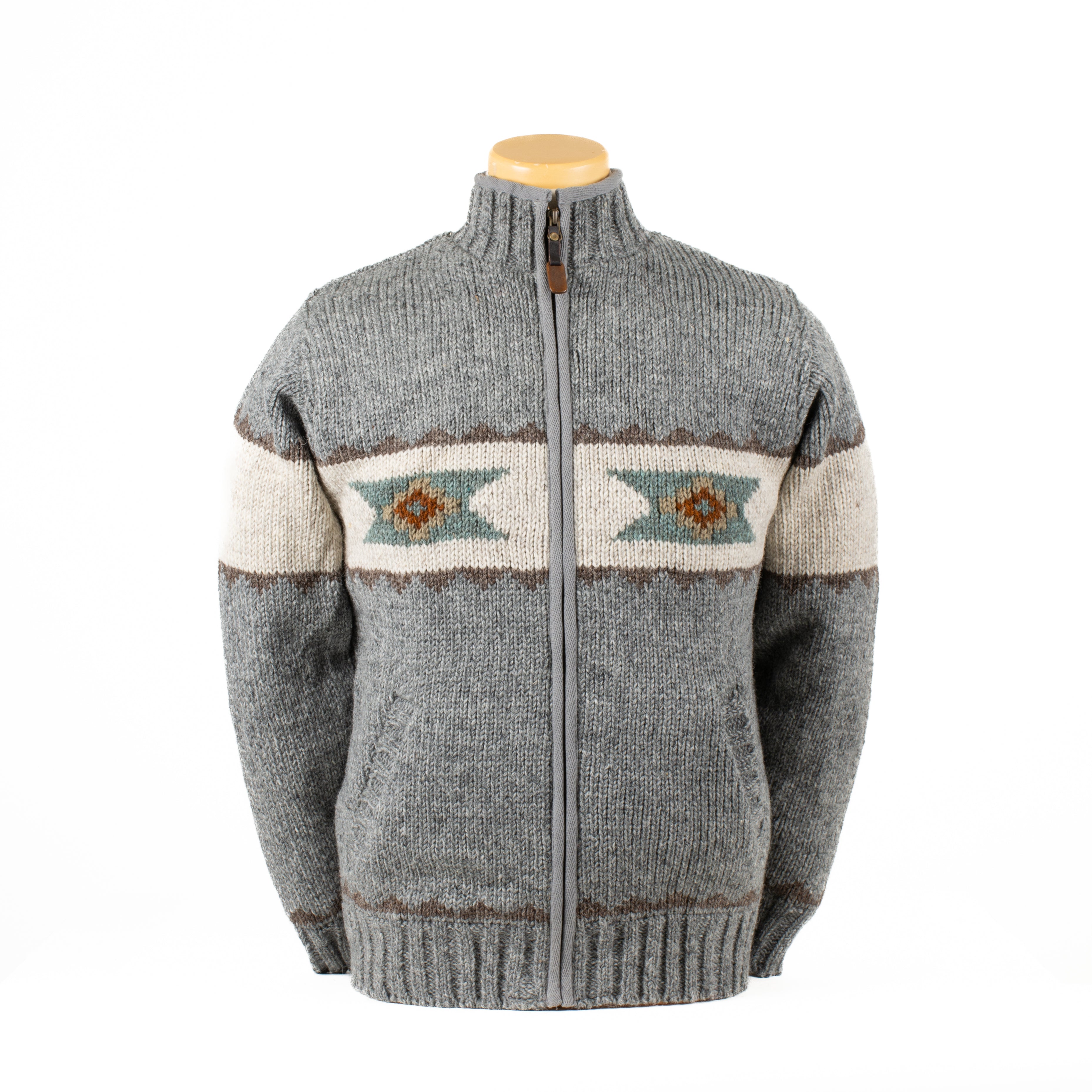 Navajo Wool Sweater – Western Style with Navajo-Inspired Design – Lost ...