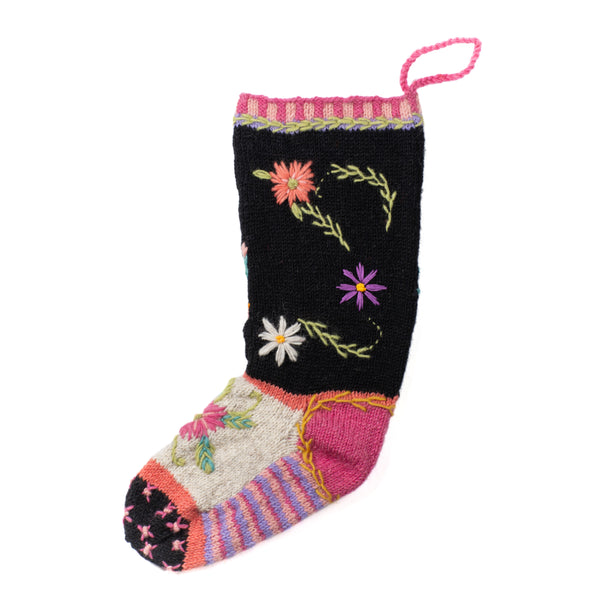 Celeste Christmas Stocking - Hand-Knit Christmas Stockings from Nepal ...