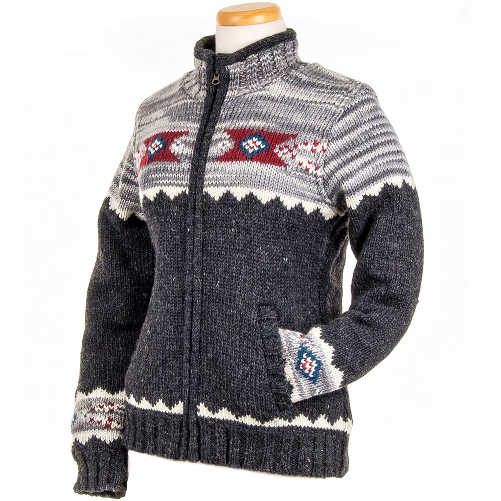 Navajo Sweater - Warmth and Navajo inspired Patterns 100% wool – Lost ...